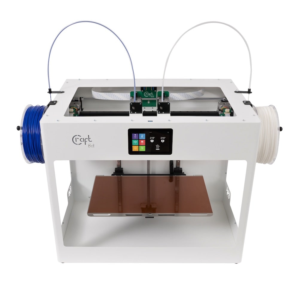 CraftBot FLOW IDEX Independent Dual Extruder 3D Printer - 3D Printers Depot